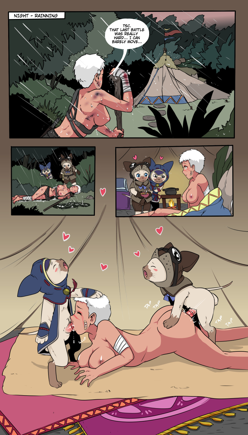 Rule 34 Bathing Comic Page Extreme Content Full Color High Resolution