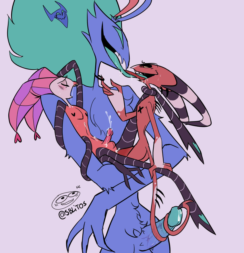 Rule 34 2023 3boys Asmodeus Helluva Boss Black Horn Blitzo Helluva 2355
