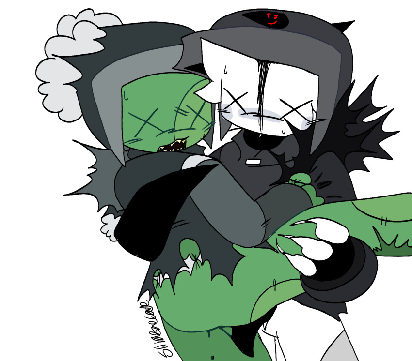 Rule 34 2boys 2d 2d Artwork Bird Black Cum Blush Carrying Castle Of 9647