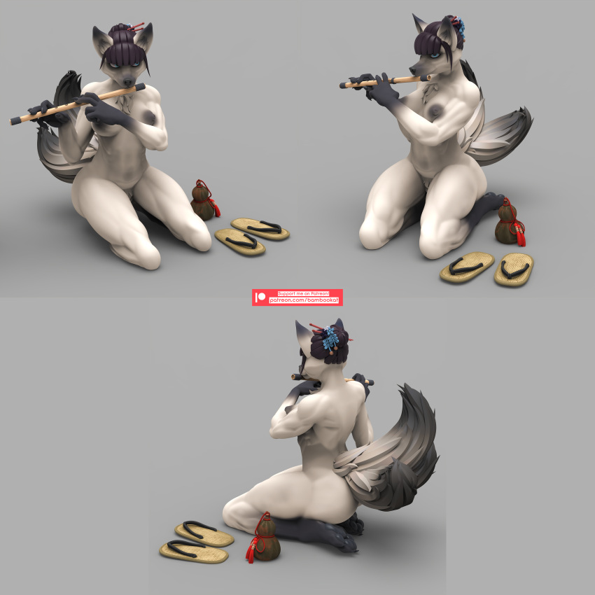 Rule 34 Anthro Bambookat Fox Furry Kitsune 7624770