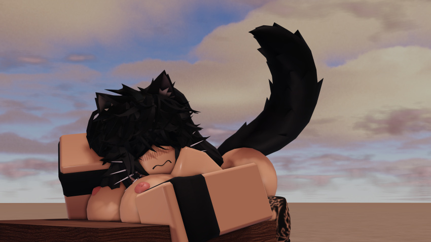 Rule 34 1girls 3d Cat Ears Cat Tail Catgirl Feline Kraxxcat Nude