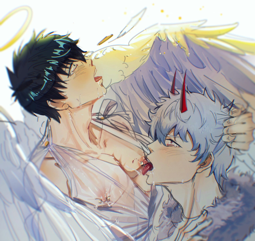 Rule 34 2boys 3lbmrnaa2beutua Alternate Costume Angel Angel And Devil 6028