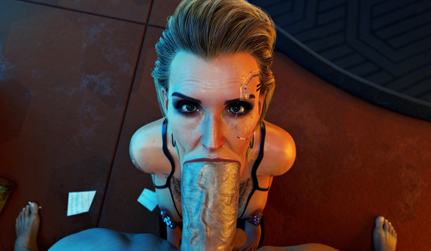 Rule 34 3d Blowjob Cd Projekt Red Cyberpunk 2077 Edit Edited Fellatio Huge Cock Impossible Fit