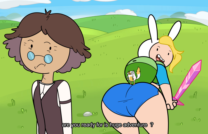 Rule 34 Adventure Time Ass Backpack Bag Big Ass Big Butt Blonde 7837