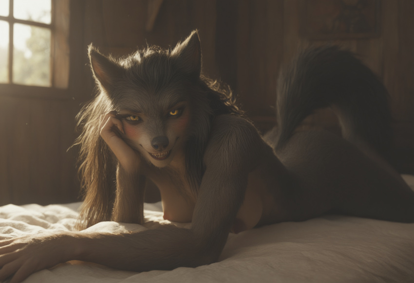 Rule 34 Ai Generated Anthro Anthropomorphic Beautiful Bedroom Big 6519