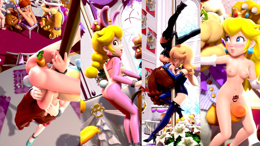 Rule 34 Accurate Art Style Bowser Female Female Focus Heart Pupils 6604
