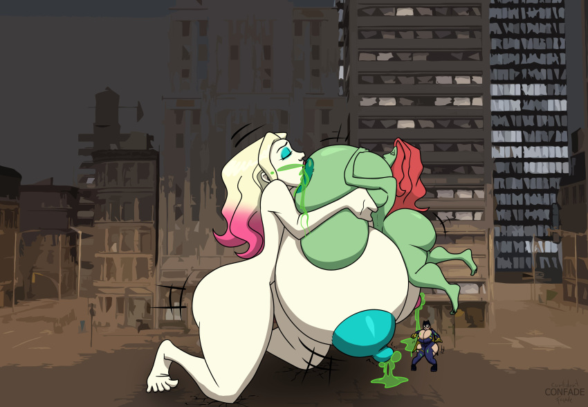 Rule 34 3girls Barbara Gordon Batgirl Batgirl Harley Quinn Batman 1241