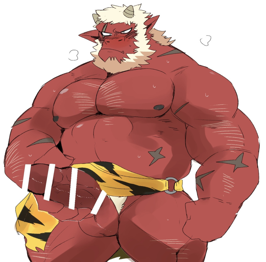 Rule 34 Balls Bara Beard Blush Boner Censored Penis Erection Facial 7686