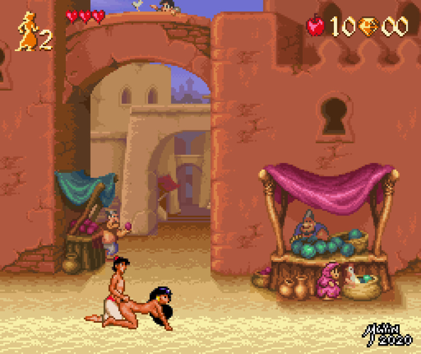 Rule 34 16 Bit 1boy 1girls Aladdin Aladdin Character Anal Sex 7782