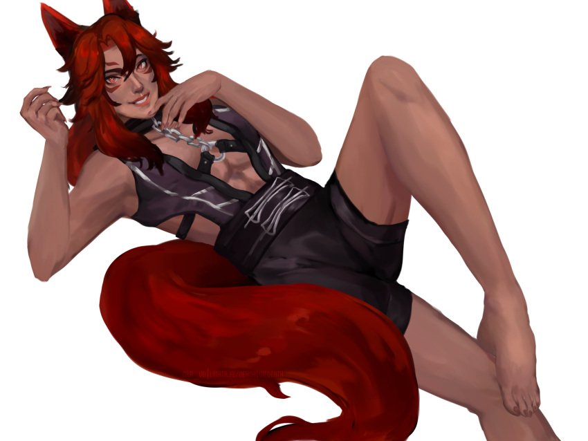 Rule 34 Fox Ears Male Nkr Vd Artist Pink Eyes Red Hair Touchstarved Vere Touchstarved Vere
