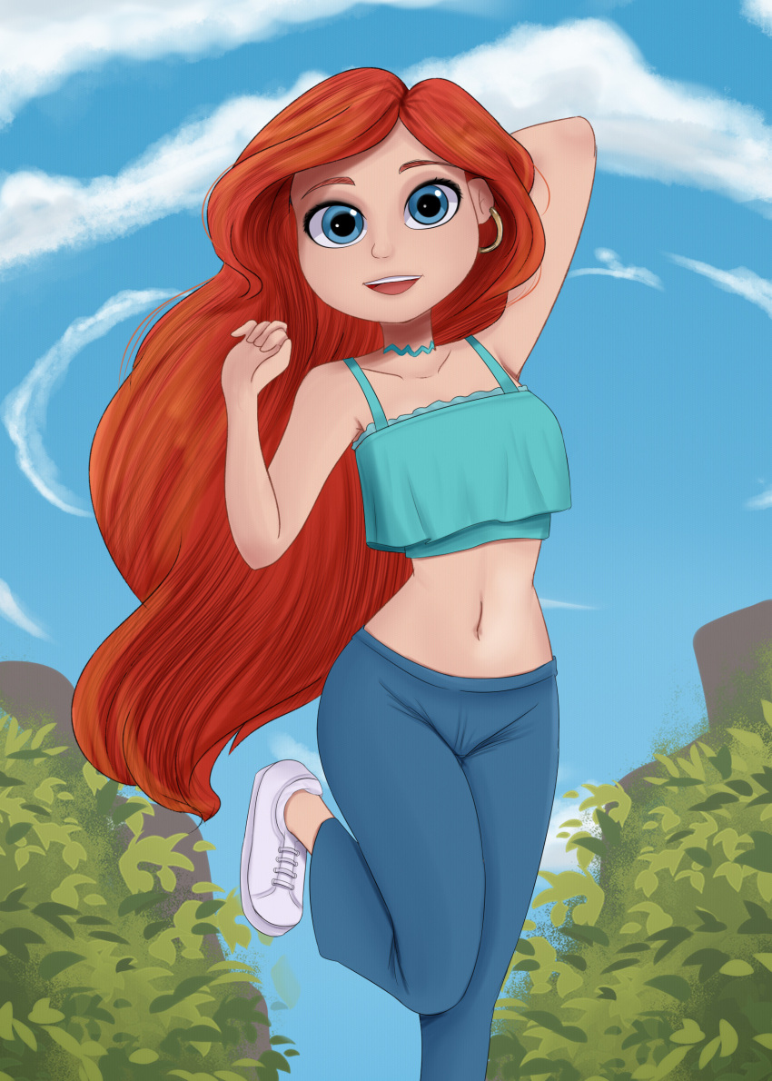 Rule 34 2020s Chelsea Ruby Gillman Dreamworks Female Focus Bx Human Form Red Hair Ruby