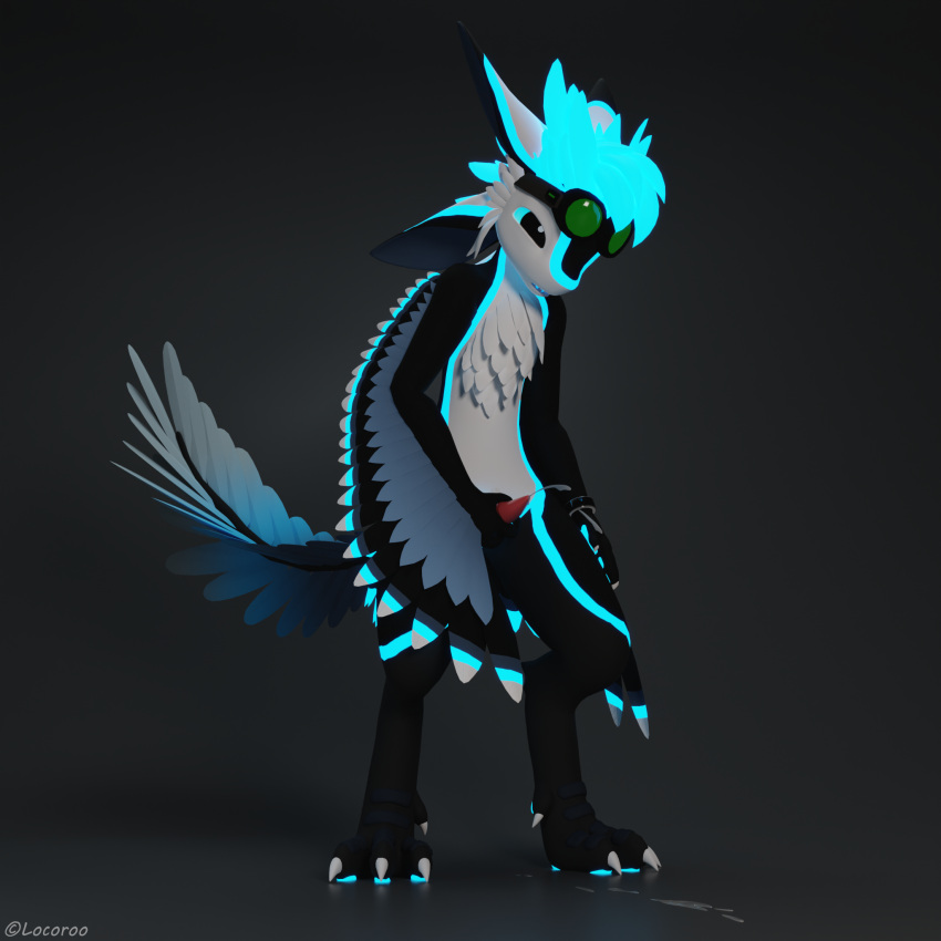 Rule 34 Anthro Avali Avian Blender Software Blue Eyes Bodily Fluids 1750
