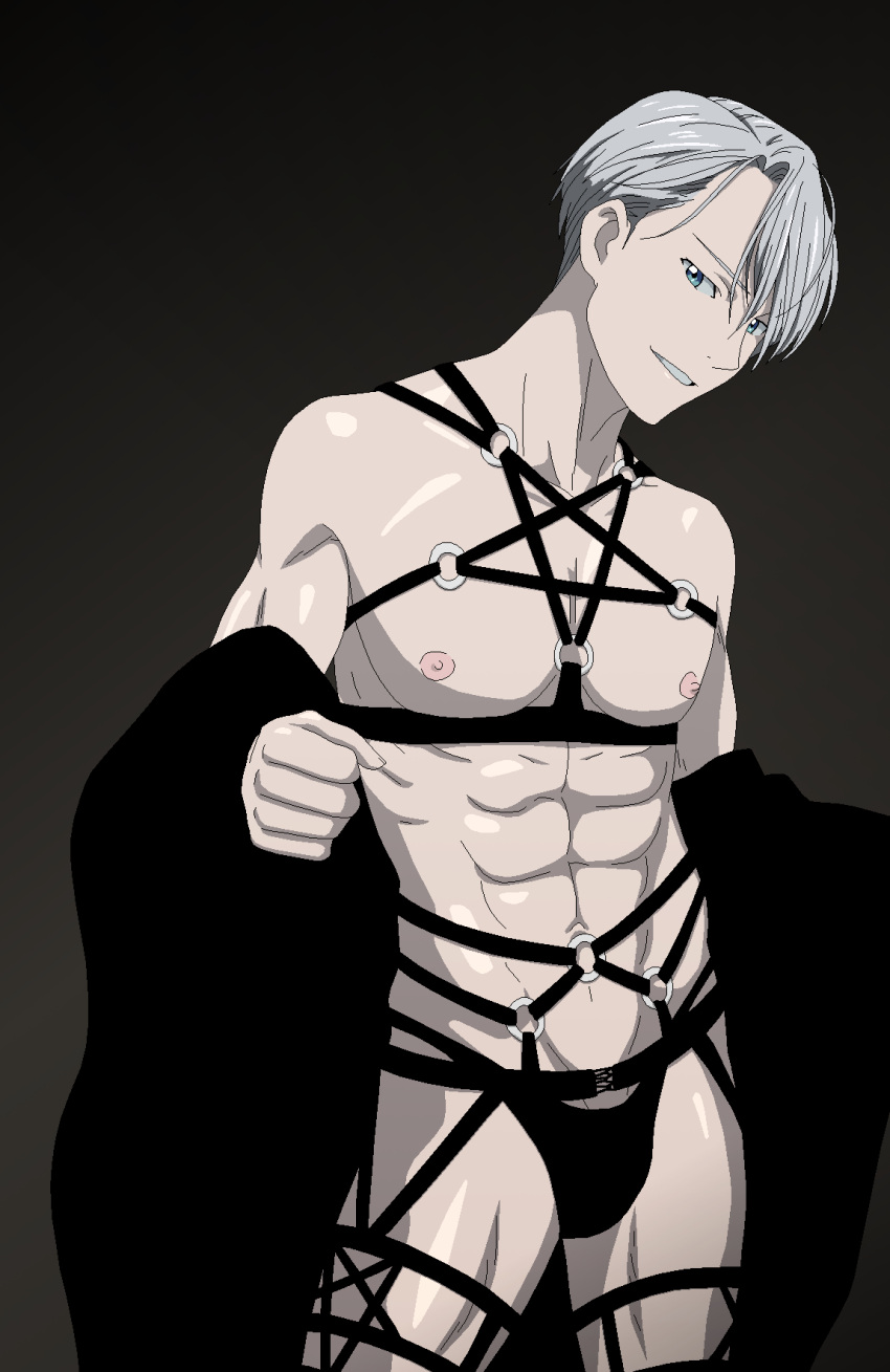 Rule 34 1boy Male Male Only Muscular Male Pectorals Sexyanimes Viktor 8700