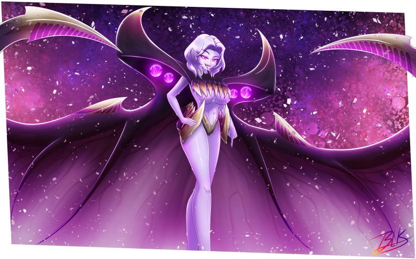 Rule 34 Belveth Blush Breasts League Of Legends Monster Girl Nude Female Purple Eyes Purple