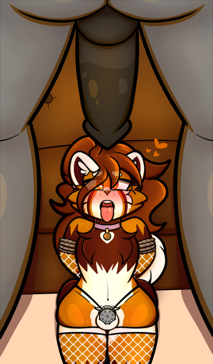 Rule 34 Absurd Res Ailurid Anthro Balls Bodily Fluids Bondage Bondage 8750