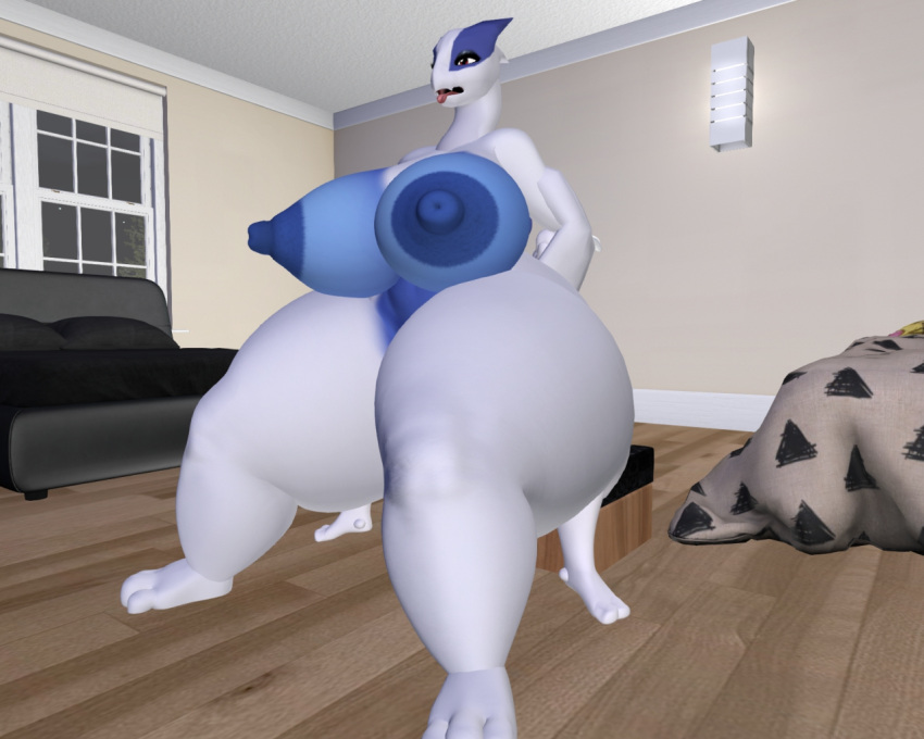 Rule 34 Big Breasts Breasts Female Ferialexonar Lugia Mewtwo Pokemon