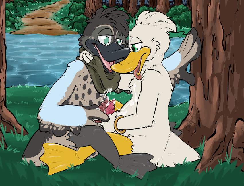 Rule 34 Absurd Res Anatid Anseriform Anthro Avian Benji Artist Bird Bodily Fluids Cum Cum On