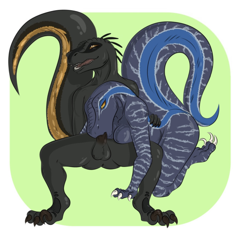 Rule 34 Anthro Artist Request Big Breasts Blowjob Blue Jurassic 3605