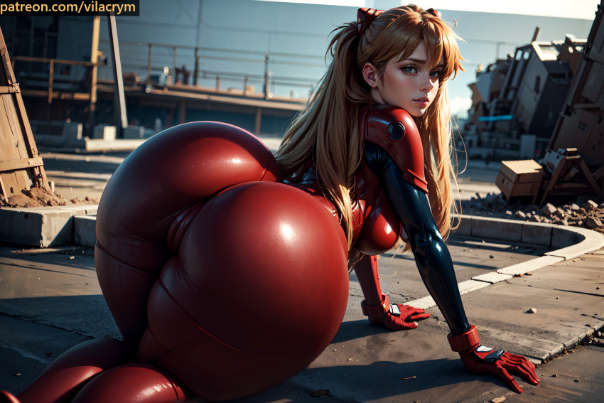 Rule 34 Ai Generated Ass Asuka Langley Sohryu Big Ass Blue Eyes