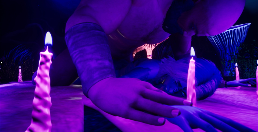 Rule 34 1boy 1girls 3d Anal Big Penis Blue Skin Candles Clothed Dark 0657
