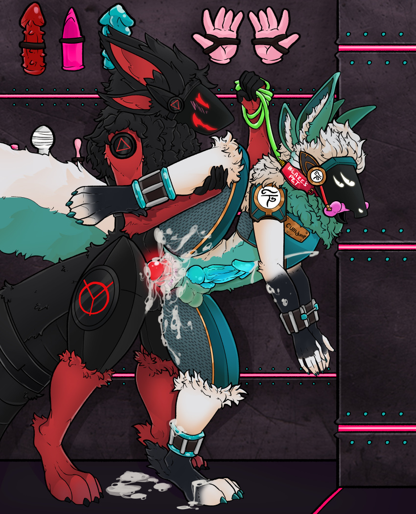 Rule 34 Absurd Res Anthro Blaze The Protogen Bodily Fluids Duo