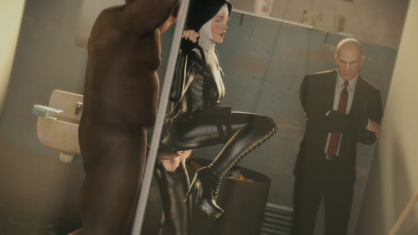 Rule 34 1girls 2boys 3d Agent 47 Artist Request Being Watched 4271