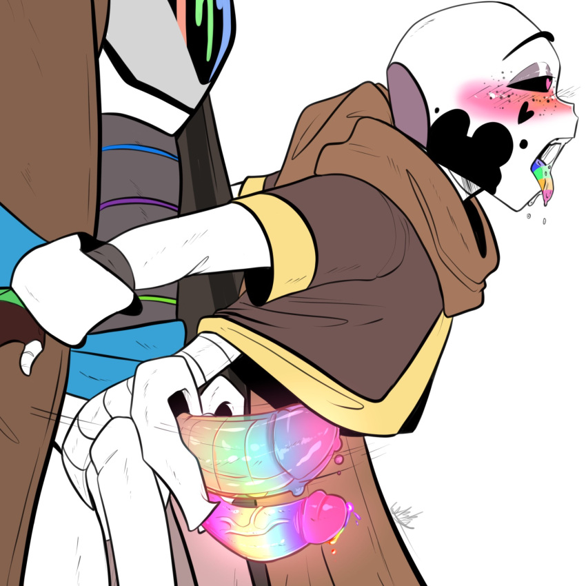 Rule 34 2boys 2d Alternate Universe Animated Skeleton Blush 3971