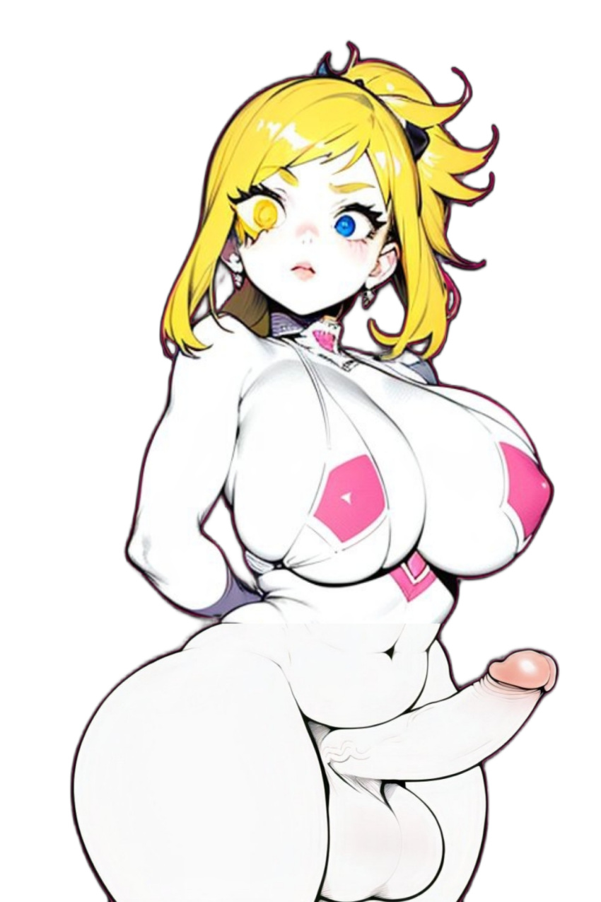 Rule 34 Ai Generated Balls Big Balls Futa Only Futanari Yellow Hair