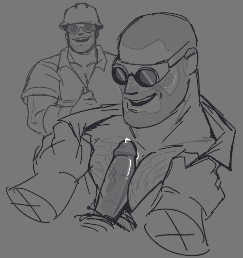 Rule 34 1boy Bara Big Pecs Buff Chest Hair Clothed Cock Engineer 8900