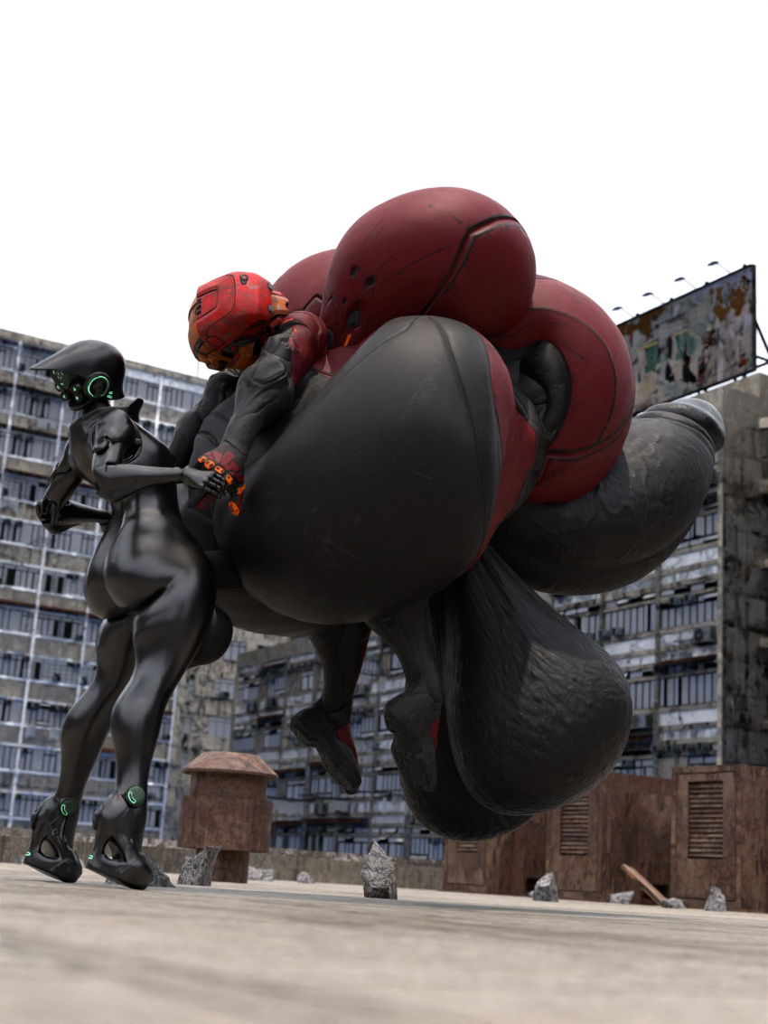 Rule 34 2futas 3d Air Inflation Big Breasts Big Penis Breasts Floating Futa On Futa Futa Only