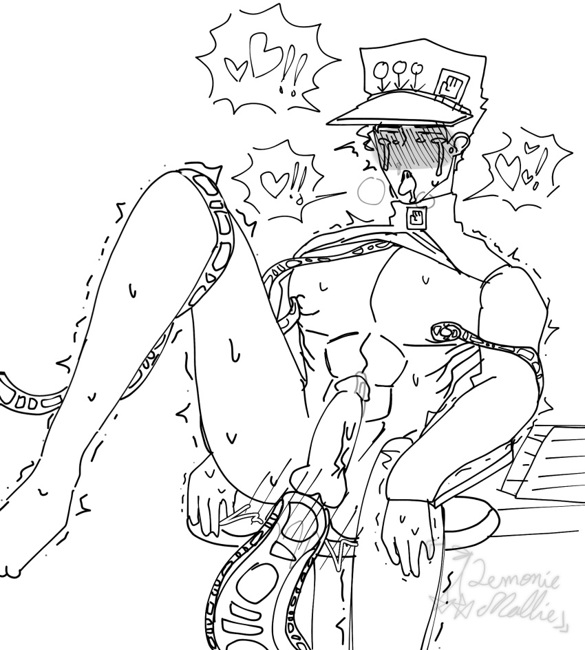 Rule 34 Hierophant Green Jojos Bizarre Adventure Jotaro Kujo Male 8446