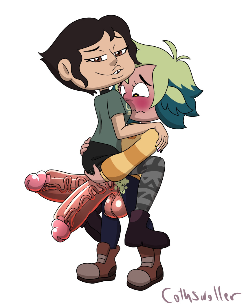 Rule 34 1futa Balls Basilisk The Owl House Brown Eyes Clothed