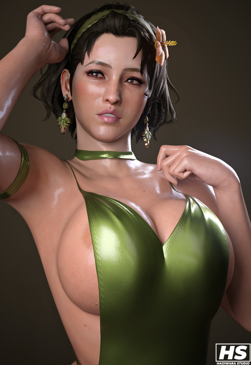 Rule 34 1girls 3d Breasts Brown Eyes Brown Hair Capcom Female Female
