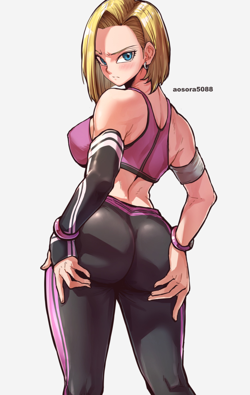 Rule 34 1girls Alternate Costume Android 18 Aosora Armband Artist 0941