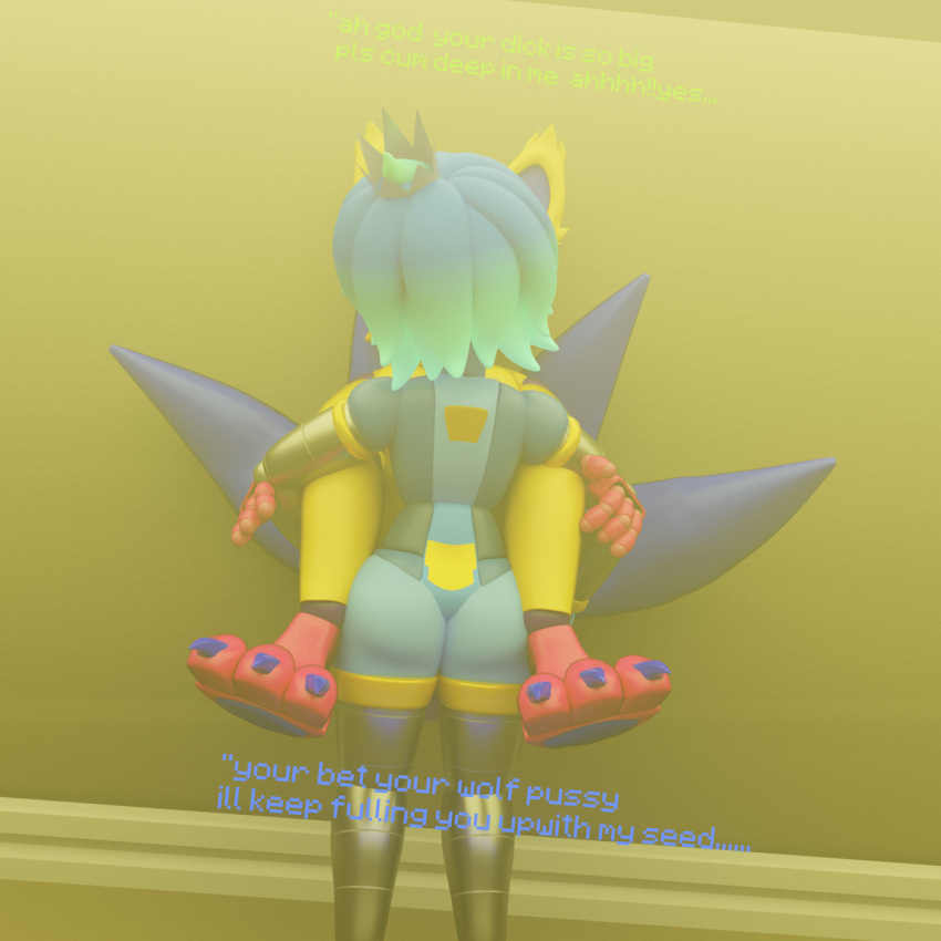 Rule 34 1boy 1girls 3d Animatronic Artist Self Insert Being Held Blue 7222
