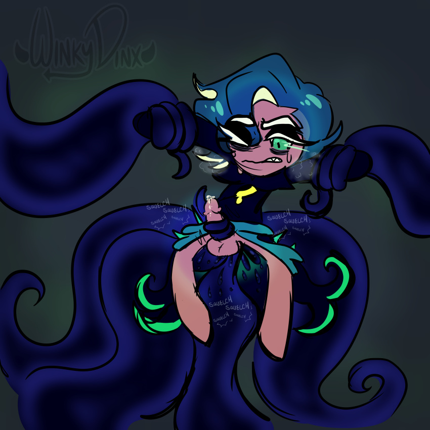 Rule 34 Abyss Monarch Cookie Blue Hair Cookie Run Cookie Run Kingdom