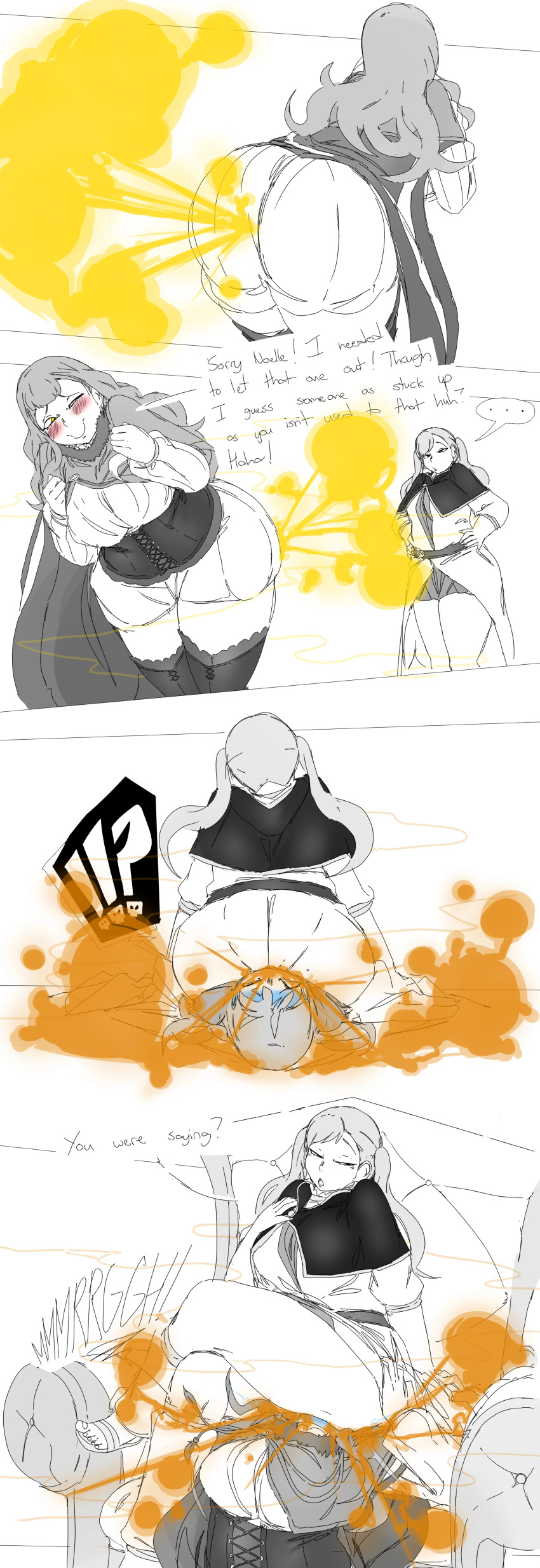 Rule 34 2girls Ass Ass Grab Facesitting Fart Fart Cloud Fart Fetish 7194