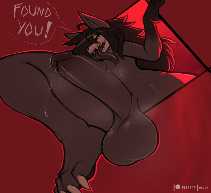 Rule 34 Anthro Balls Big Penis Black Fur Black Hair Claws Dripping