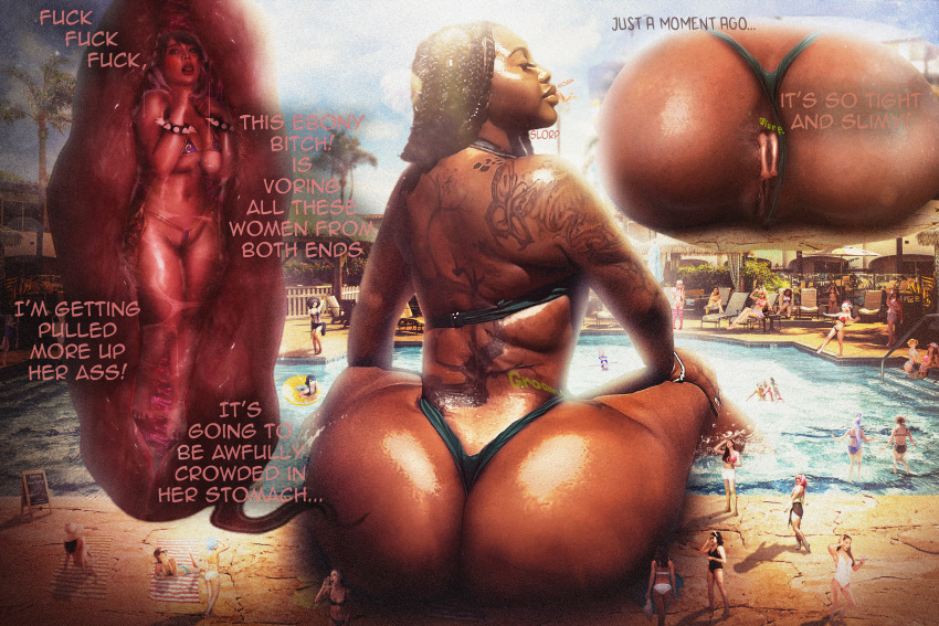 Rule 34 Anal Insertion Anal Vore Capcom Chun Li Dark Skinned Female