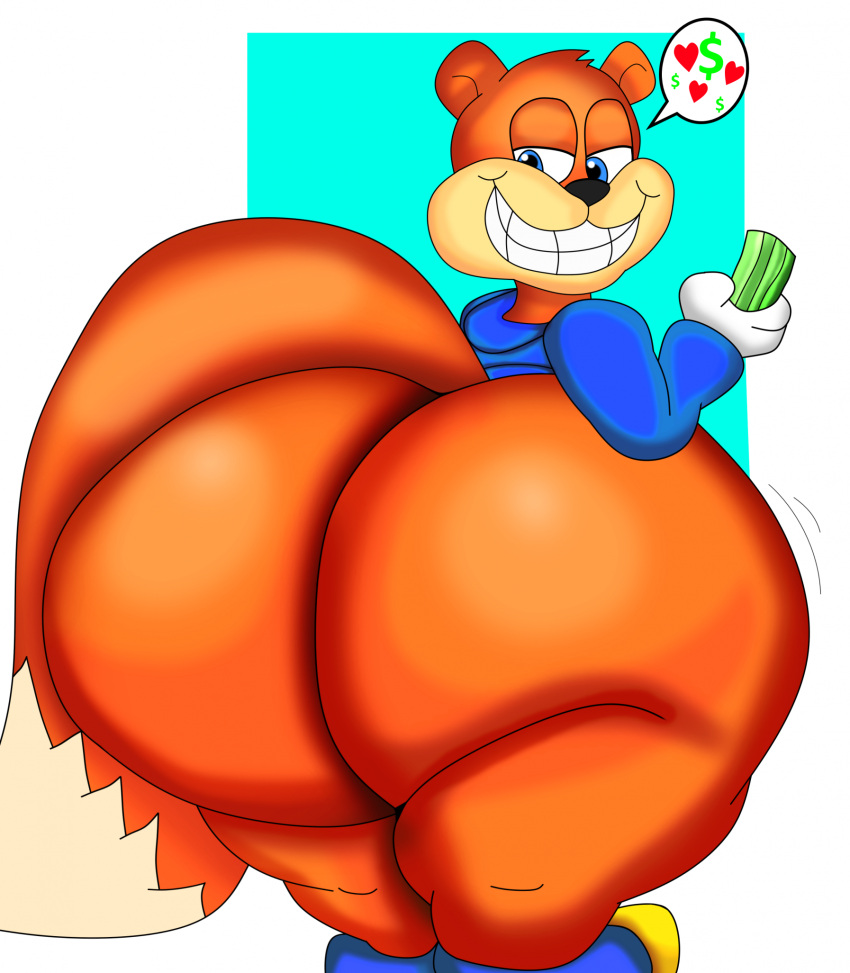 Rule 34 Ass Focus Big Ass Big Butt Blue Eyes Conker Conkers Bad Fur Day Davanime15 Fanart