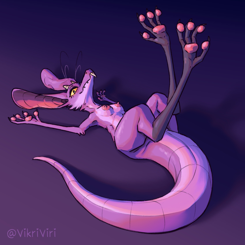 Rule 34 Big Ears Breasts Hi Res Lying Mammal On Back Out Of Placers Paws Rodent Webcomic
