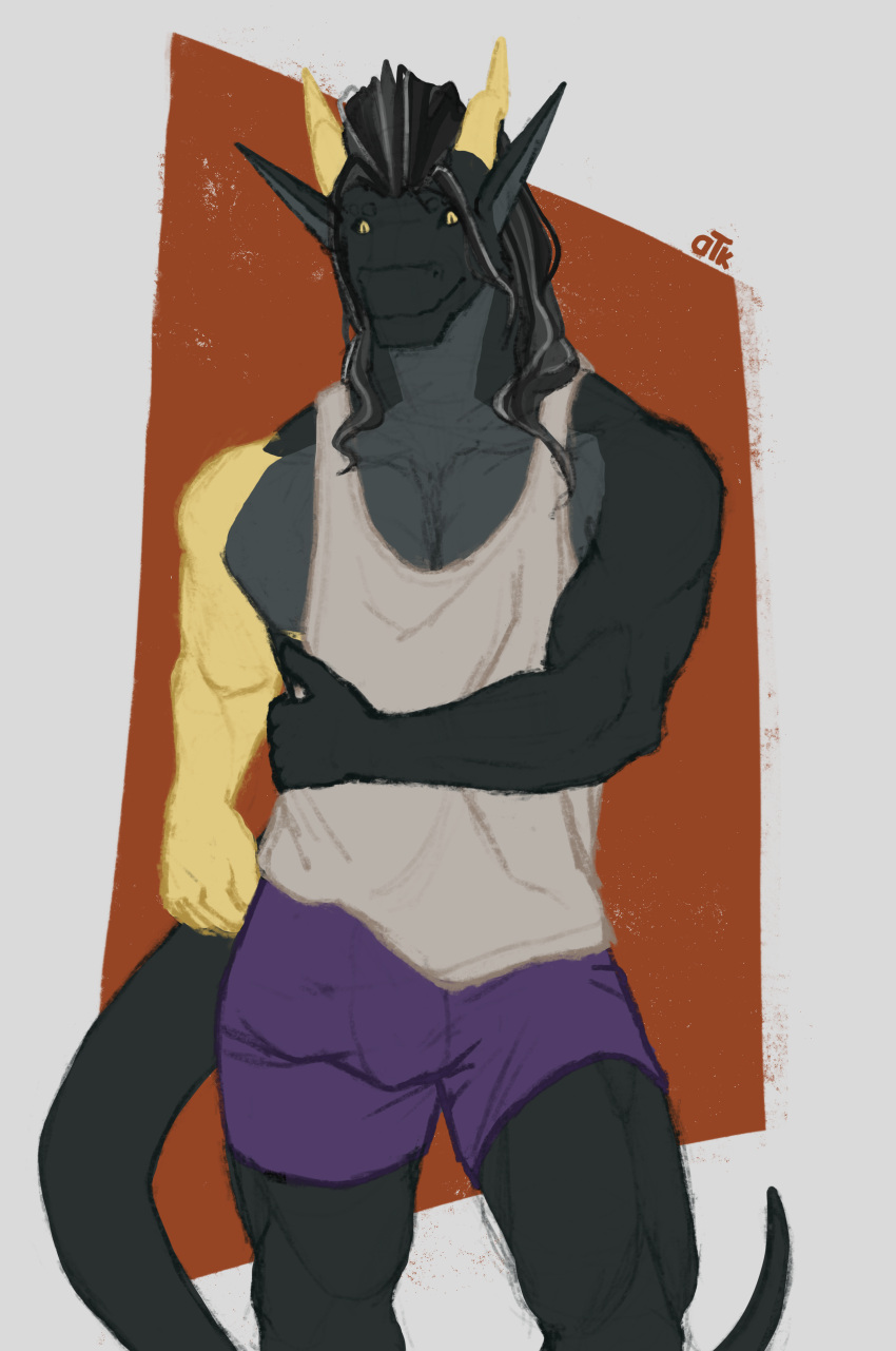 Rule 34 Absurd Res Anthro Biceps Boxers Clothing Bulge Clothing Detailed Bulge Dragon Hair