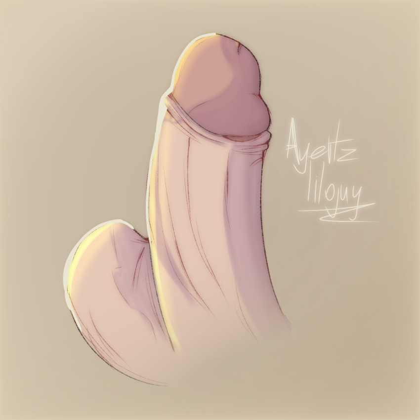 Rule 34 Average Sized Penis Ayeitzlilguy Beige Background Cock Dick 1086