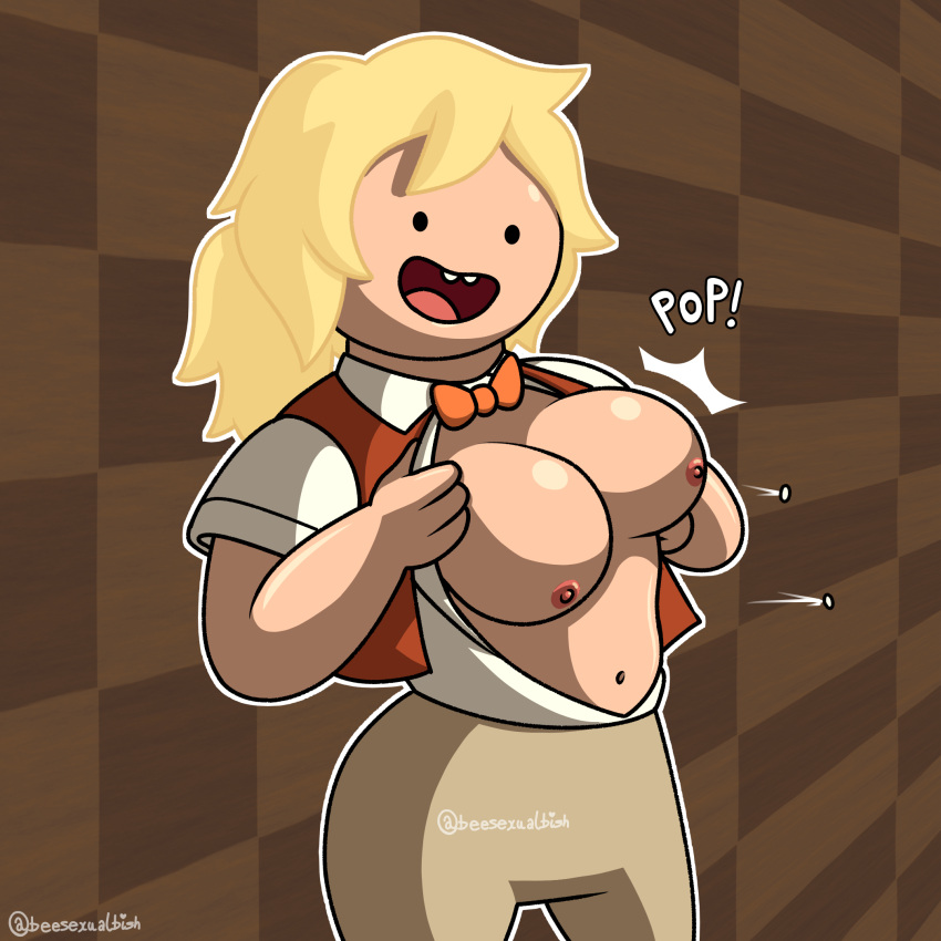 Rule 34 Adventure Time Bowtie Breasts Chubby Clothing Female Fionna 4252