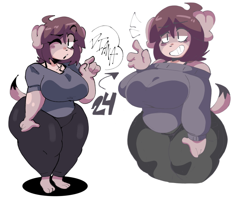 Rule 34 Big Breasts Breasts Dork Boi Lewd Dorky Thick Thighs Wide