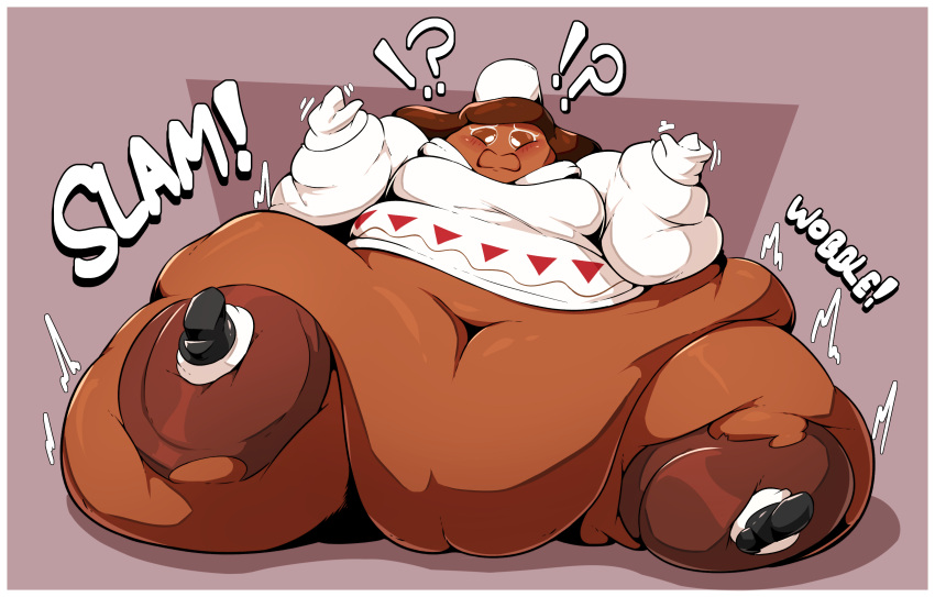 Rule 34 Big Belly Big Breasts Bloated Belly Cocoa Cookie Cookie Run Cookie Run Kingdom Fetish