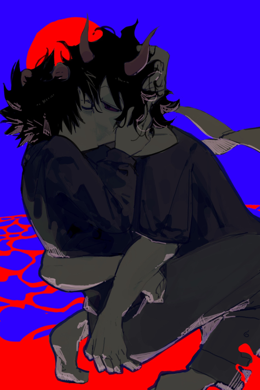 Rule 34 Gamzee Makara Homestuck Just Kissing Karkat Vantas Kissing Male Only No Sex No Visible