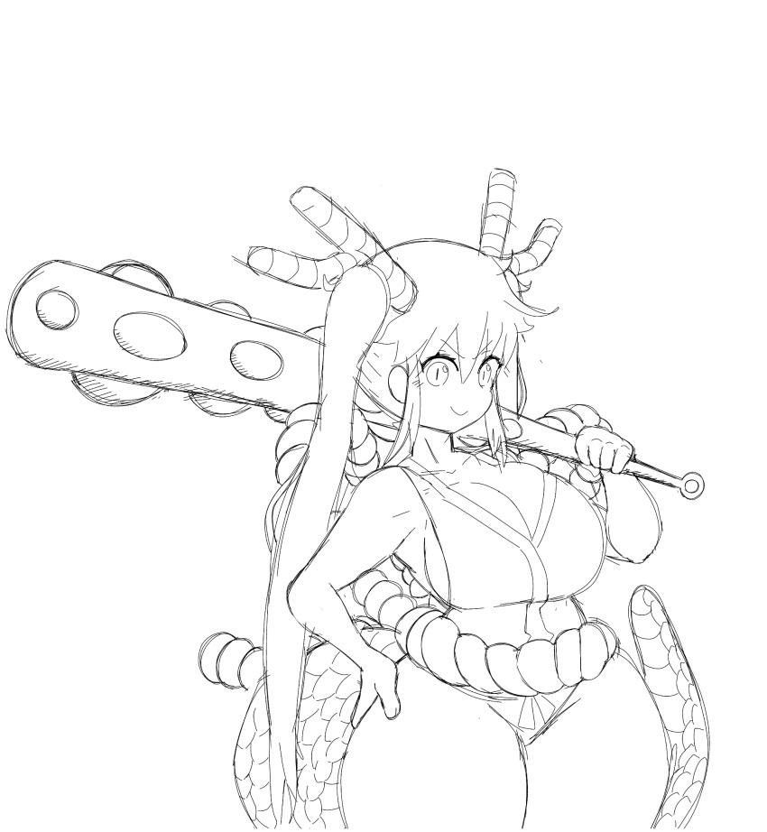 Rule 34 1girls Alternate Costume Big Breasts Club Club Weapon Female Kanabo Large Breasts