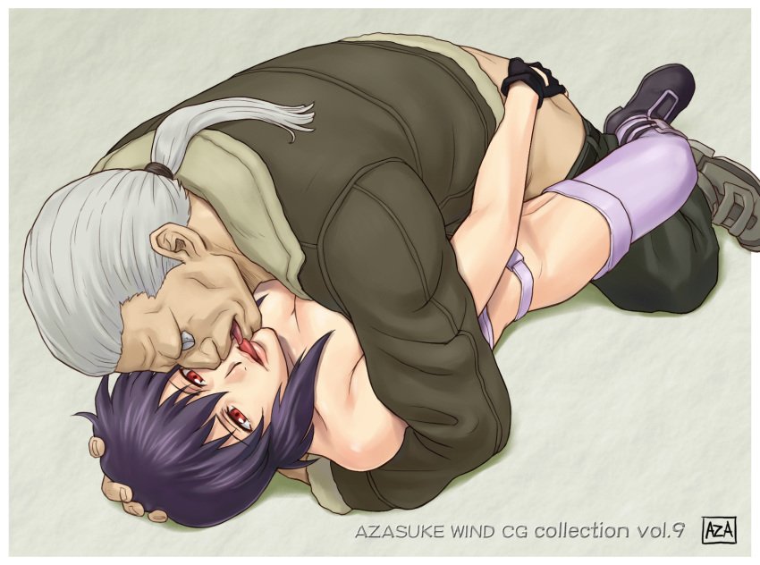 Rule 34 Ass Ass Grab Azasuke Batou Boots Breasts Cleavage Clothed Sex