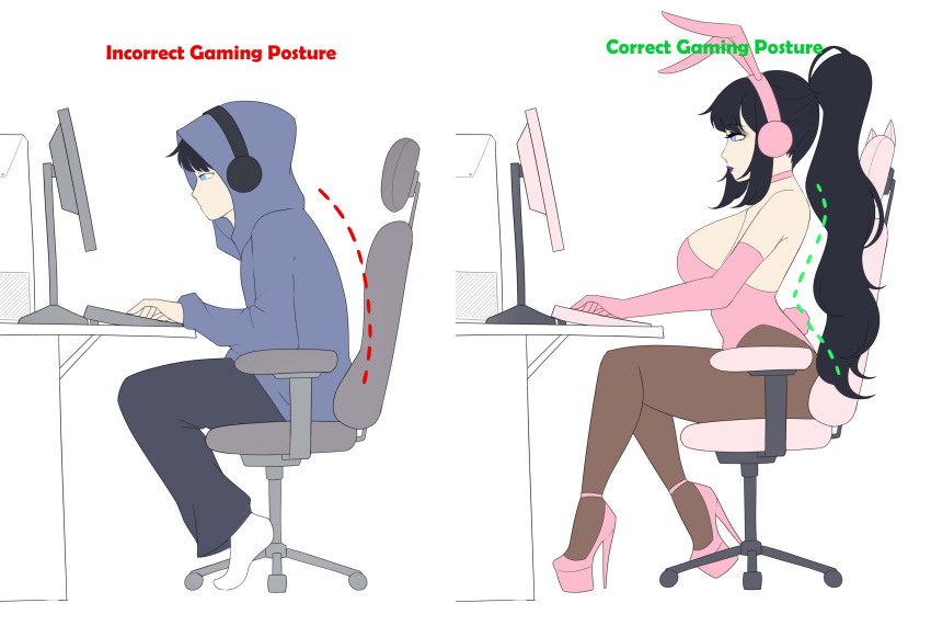 Rule 34 1boy 1girls Arched Back Arm Sleeves Ass Expansion Before And 5258